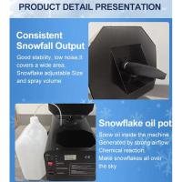 China 2000W Moving Head Snow Machine 90 Degree Angle 5L Tank for DJ Events for sale