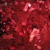 China Flame Retardant Confetti Paper with Shimmering Sequins for Confetti Machine Use 80g for sale