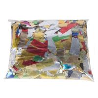China Flame Retardant Confetti Paper with Shimmering Sequins for Confetti Machine Use 80g for sale