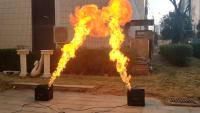 China Mini Triple Flame Machine DMX512 Control Triple-Nozzle 1-3m Flame Height DJ Show for sale