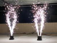 China MAYAFX Remote Dual Head Rotation Cold Spark Flame Sparkler Spin Machine for sale