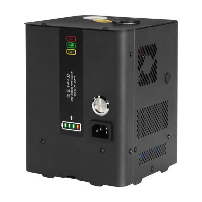 China 350W DMX512 Wireless Remote Control Lithium Battery Rechargeable Metal Shell Stage Fireworks Machine for sale