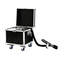 China Separated Snow Jet Machine DMX512 RF Remote Control Biodegradable Snowflakes HEPA Filtered Haze 1500W for sale