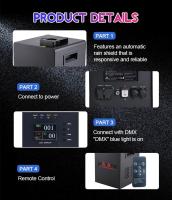 China Professional DMX512 1000W DMX Cold Spark Machine Outdoor Waterproof Dual Interface Spray 6M Height Stage Spark Effect Equipment for sale