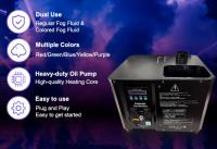 China 3000W Rainbow Fog Smoke Machine Color Fog Dj Stage DMX Control Professional for Nightclub Wedding Show Stage Effect Equipment for sale