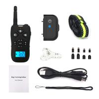 China Outdoor Remote Control Dog Training Collars Rechargeable Dog Bark Training Collar for sale