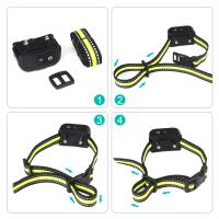China Outdoor Remote Control Dog Training Collars Rechargeable Dog Bark Training Collar for sale