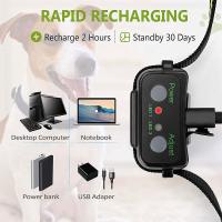 China Outdoor Remote Control Dog Training Collars Rechargeable Dog Bark Training Collar for sale