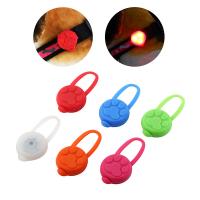 China Waterproof Silicone LED Light Pet Collar Clip On Light Dog Collar Pet Safety Night Light for sale