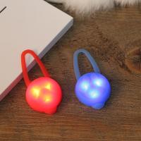 China Waterproof Silicone LED Light Pet Collar Clip On Light Dog Collar Pet Safety Night Light for sale