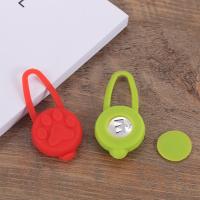 China Waterproof Silicone LED Light Pet Collar Clip On Light Dog Collar Pet Safety Night Light for sale