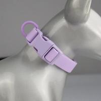 China Custom Logo Color PVC Pet Collar Waterproof Silicone Dog Collar And Leash Set for sale