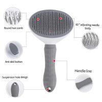 China Multi Color Cat Pet Cleaning Tools Self Cleaning Dog Hair Brush Pet Grooming Brush for sale