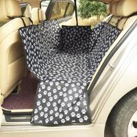 China Durable Dog Pet Back Seat Cover Oxford Cloth Polyester Waterproof Pet Car Seat Cover for sale