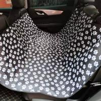 China Durable Dog Pet Back Seat Cover Oxford Cloth Polyester Waterproof Pet Car Seat Cover for sale