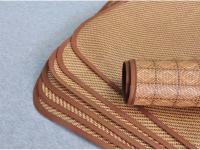 China Washable Summer Pet Sleeping Mat Rattan Self Cooling Pad For Dogs for sale