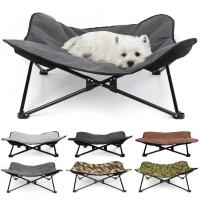 China Waterproof Dog Hammock Bed Outdoor Travel Washable Oxford Foldable Elevated Dog Bed for sale