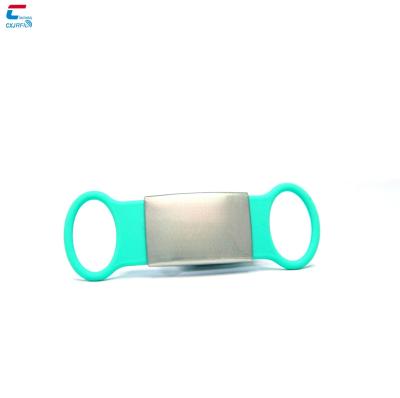 China Personalized ID Pet Tag Stainless Steel Slide On Engraved Dog Collar Name Tags for sale