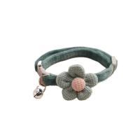 China Adjustable Cute Pet Accessories Cartoon Flower Dog Collar Pet Dog Training Collar for sale