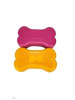 China PVC Inflatable Pet Training Products Cartoon Dog Disc Dog Bone Toy For Balance Training for sale