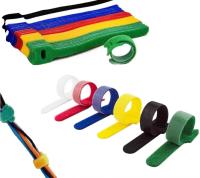 China Reusable Hook And Loop Cable Ties Down Straps Adjustable Adhesive Backed for sale
