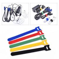 China Reusable Hook And Loop Cable Ties Down Straps Adjustable Adhesive Backed for sale