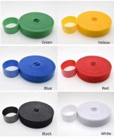 China Double Side Self Locking Nylon Hook Loop Band Colorful Back To Back Cable Tie for sale