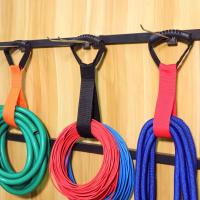 China Portable Heavy Duty Nylon Webbing Hook And Loop Storage Strap With Carry Handle for sale
