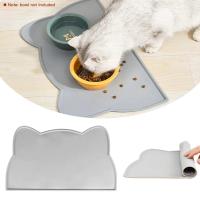 China Waterproof Silicone Pet Feeding Mat Floor Non Skid Pet Feeding Placemat For Cat Dog for sale