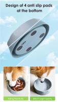 China Foldable Silicone Pet Food And Water Bowl Collapsible Travel Slow Feeder Dog Bowl for sale