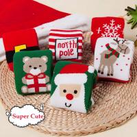China Kids Funny Cotton Socks Cartoon Christmas Santa Claus Socks For Boy Girls for sale