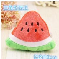 China Interactive Plush Pet Toys Chewing Squeaky Plum Toys Fruit And Vegetable Stuffed Toys for sale