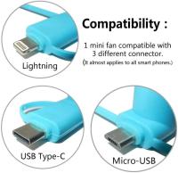 China 3 In 1 Electric Mini USB Cellphone Fan Portable USB Mini Fan For Laptop for sale