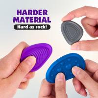 China Food Grade Silicone Fidget Sensory Toy Stones Baby Sensory Teether Toy for sale