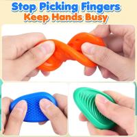 China Food Grade Silicone Fidget Sensory Toy Stones Baby Sensory Teether Toy for sale