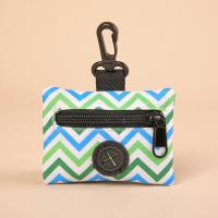 China Colorful Polyester Pet Accessories Portable Outdoor Cat Dog Poop Bag Container for sale