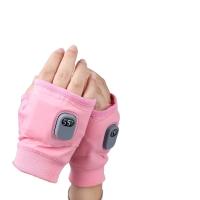 China Washable Waterproof Heated Gloves Hand Warmer USB Rechargeable Half Finger Touch Screen Gloves for sale
