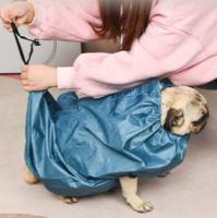 China Pet drying bag blow Quick Drying Dog Drying Robe Hair Blowing Tool Quick Automatic Drying Hair Dryer for sale