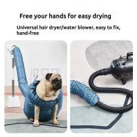 China Pet drying bag blow Quick Drying Dog Drying Robe Hair Blowing Tool Quick Automatic Drying Hair Dryer for sale