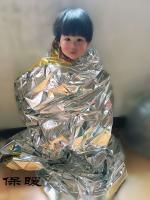 China Outdoor First Aid Rescue Kit Windproof Emergency Survival Foil Blanket Folding Thermal Blanket Wrap for sale
