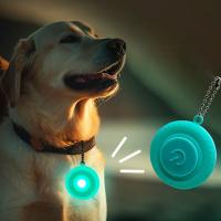 China LED Dog Collar Tag Glowing Pet Collar Light for Nighttime Walking Pet Tracker Light Up Clip-on Dog Pendant Safety LED Dog Collar for sale
