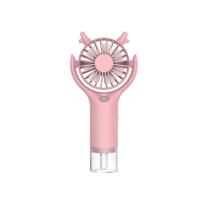 China 2025 New Arrival Portable Cooling Water Spray Handheld Misting Fan Mini Wireless Mini Portable Hand Fan Rechargeable Mist Fan for sale