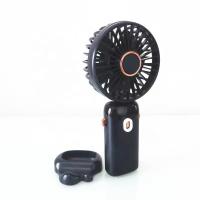 China Top Selling Portable Led Display Mini USB Rechargeable Fans Summer Desk Handheld Air Conditioner Cooler for Outside Travel Fold for sale