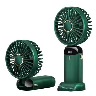 China Top Selling Portable Led Display Mini USB Rechargeable Fans Summer Desk Handheld Air Conditioner Cooler for Outside Travel Fold for sale