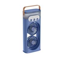 China Home Appliance 400ML Dual Head Spray Desktop Air Cooling Mist Humidifier Fan Tower & Pedestal Fans for Home With Night Light for sale