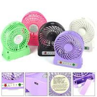 China Plastic Handheld Mini Portable Fans Three Wind Speed Mini Usb Rechargeable Wearable Fans for sale