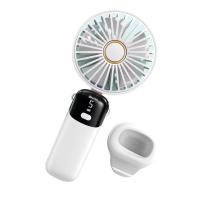 China Mini Desk Foldable Fan 1200mAh 5 Speeds Ultra Quite Portable Handheld Fan for Women Girl for sale
