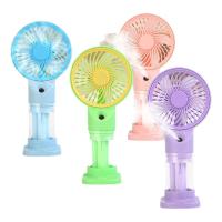 China New Summer Mini Handheld Fan Mute Portable USB Charging Spray Water Cooling Fan for Outdoor and Camping for sale