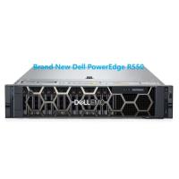 China New Original DELL PowerEdge R550 2U Rack Server 4310 CPU 12C 2.10GHZ for sale