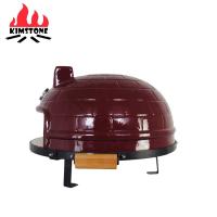 China KIMSTONE 21 Inch Mini Outdoor Garden Portable China Wooden Burning Charcoal Pizzaofen Brick Pizza Oven Wood Fired Grill for Sale for sale